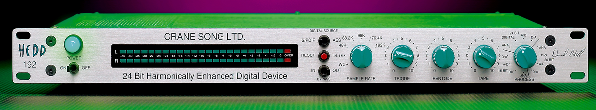 Crane Song HEDD Quantum Reference Stereo A/D & D/A Convertor – Tidepool ...