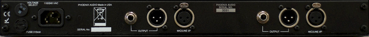 Phoenix Audio Ascent Two EQ Two-Channel Mic Preamp / DI – Tidepool Audio